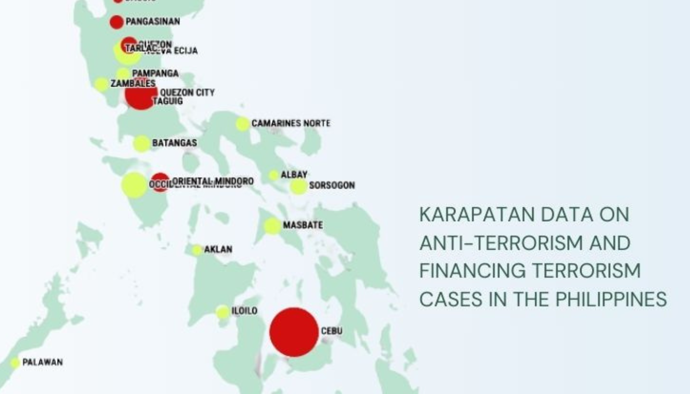 MAP: Anti-Terrorism and Financing Terrorism cases in the Philippines ...